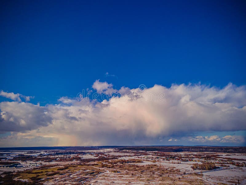Aerial Photo of Wildlife in Spring Stock Photo - Image of britain ...