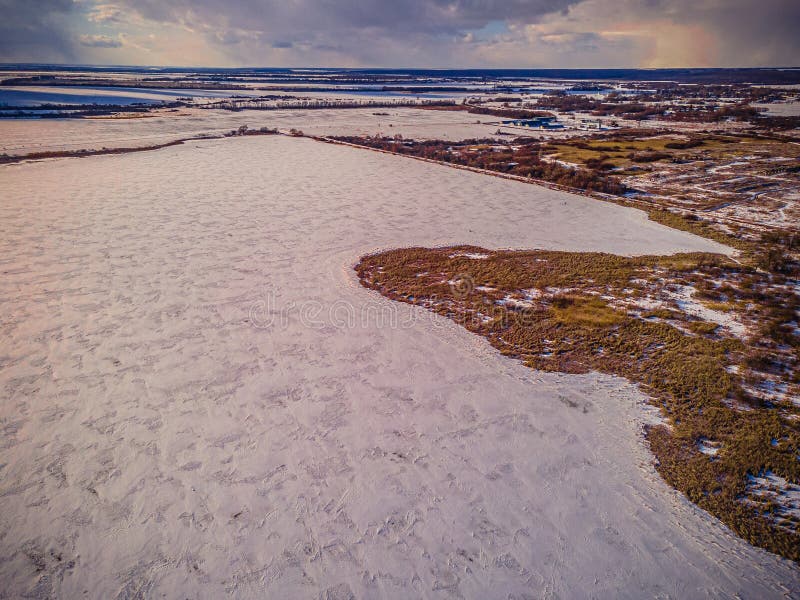 Aerial Photo of Wildlife in Spring Stock Photo - Image of formation ...