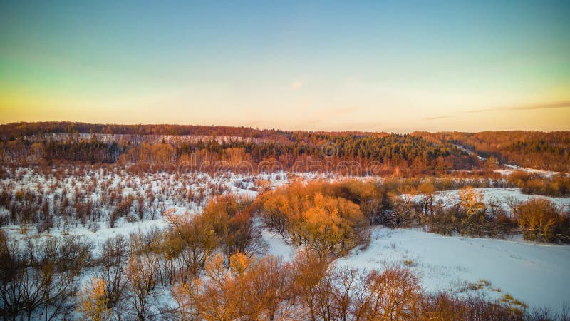 Aerial Photo of Wildlife in Spring Stock Image - Image of rugged ...