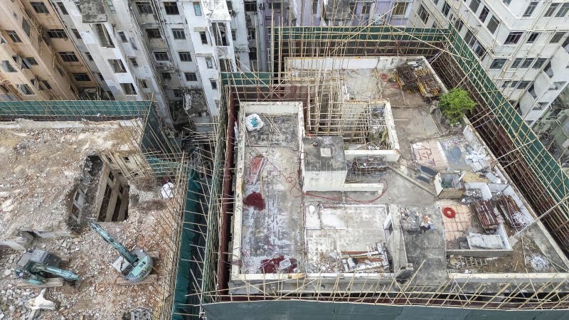 May 5 2025 View of a Vibrant Construction Site Under Development ...