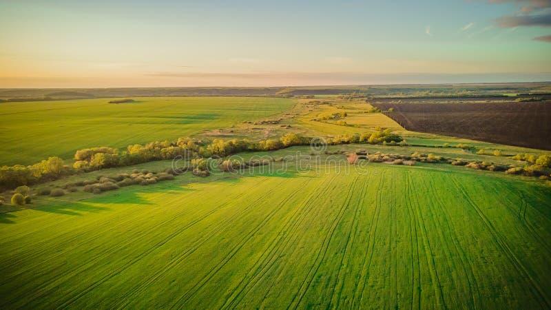 Aerial Photography of Rural Nature Stock Photo - Image of natural ...