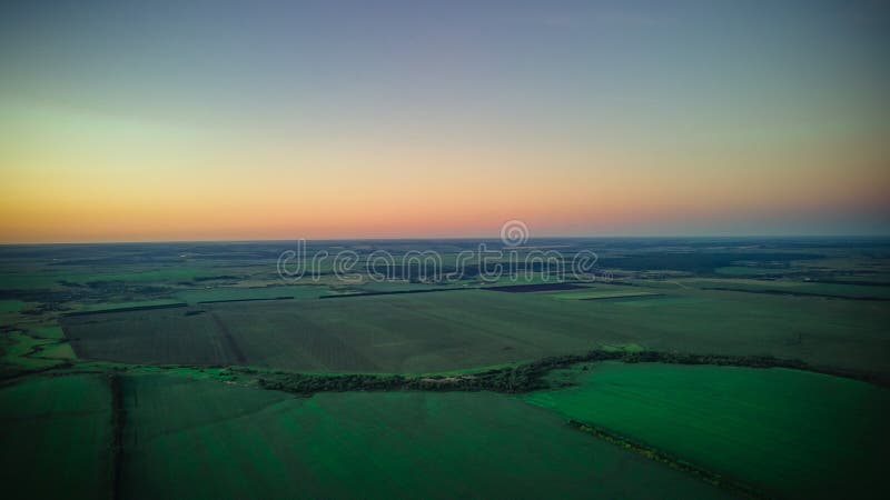 Aerial Photography of Rural Nature Stock Photo - Image of overhead ...
