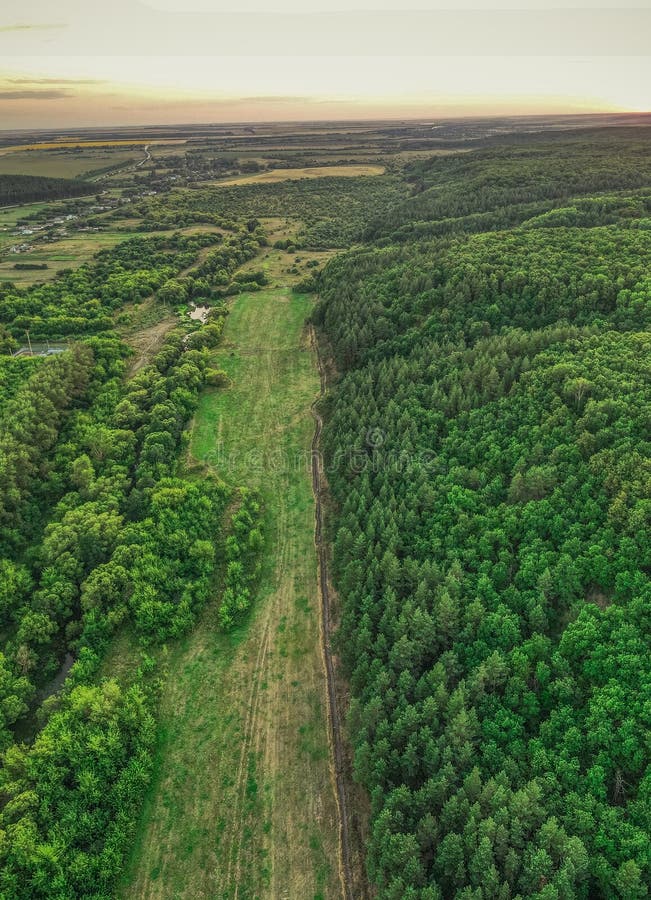 Aerial Photography of Rural Nature Stock Photo - Image of drone, spring ...