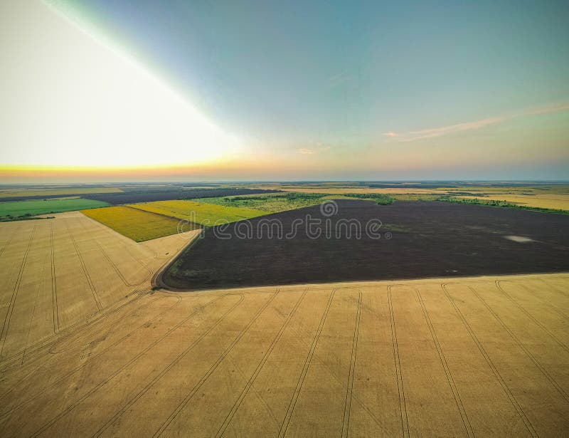 Aerial Photography of Rural Nature Stock Photo - Image of drone ...