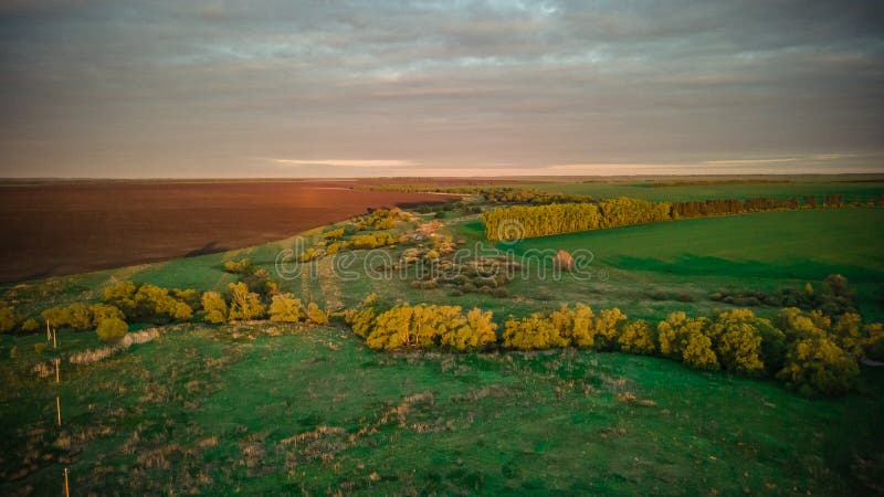 Aerial Photography of Rural Nature Stock Photo - Image of scenic, drone ...