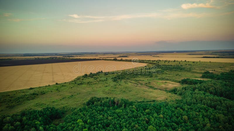 Aerial Photography of Rural Nature Stock Image - Image of rural, flight ...