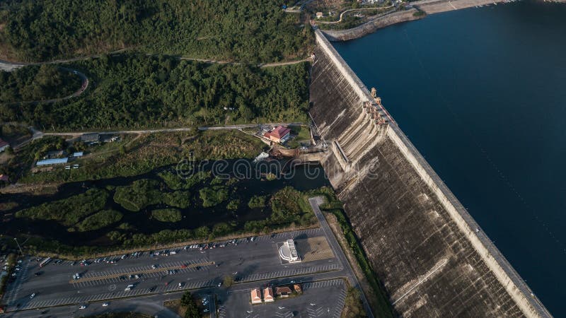 Aerial photos of Large Dam stock image. Image of washington - 111680287