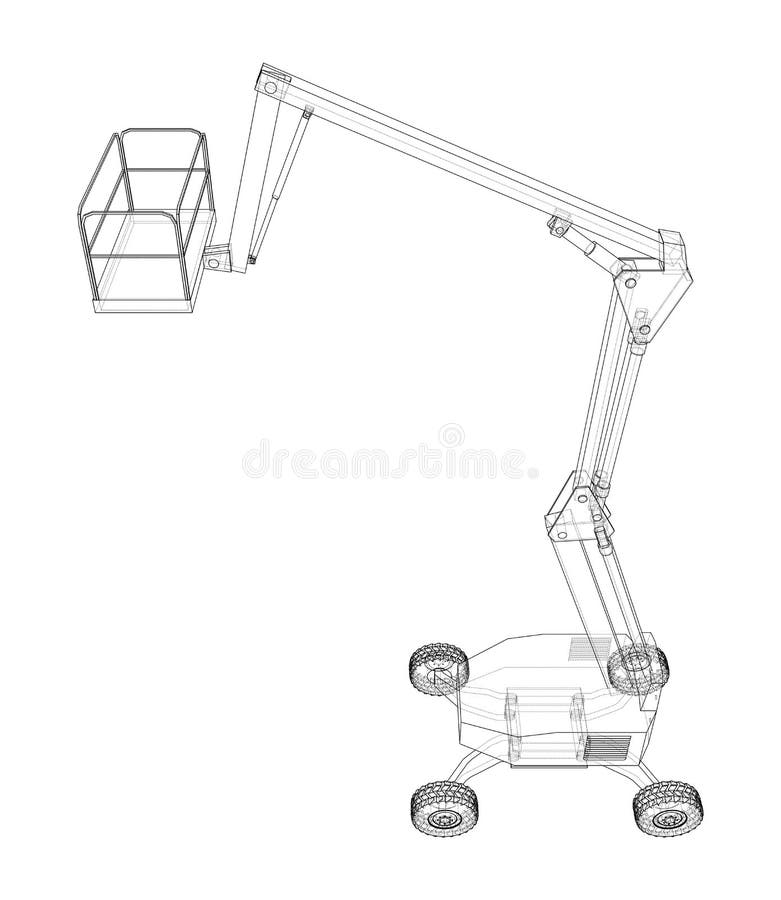 Aerial Platform Concept Outline Stock Illustrations – 174 Aerial ...