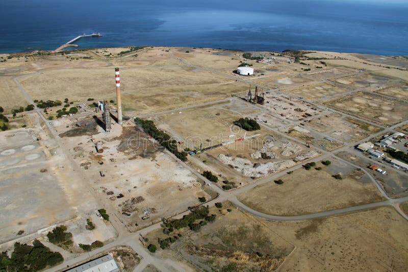 Aerial port stanvac stock image. Image of port, landscape - 37282647