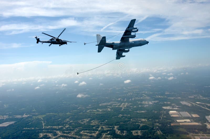 Aerial refueling operation stock photo. Image of america - 4657774