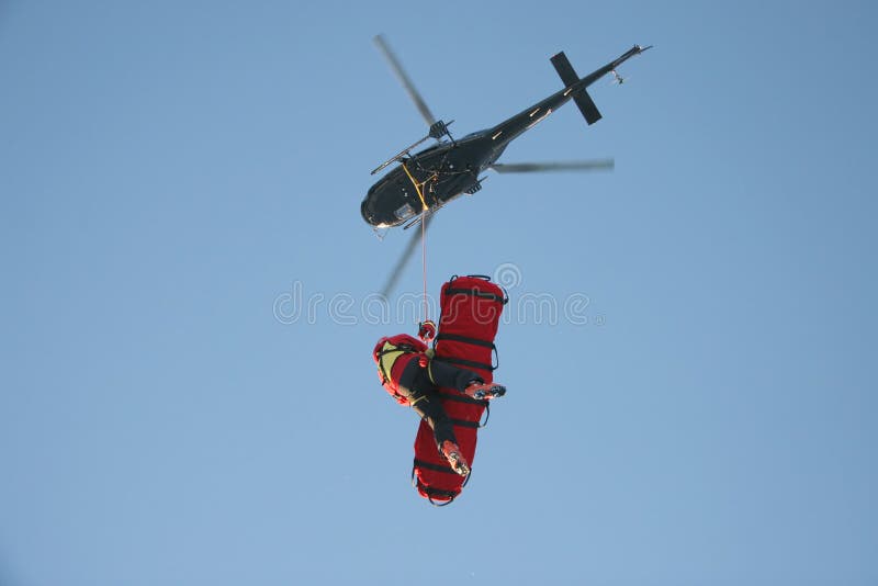 Aerial Rescue Platform stock photo. Image of height, helicopter - 2125592
