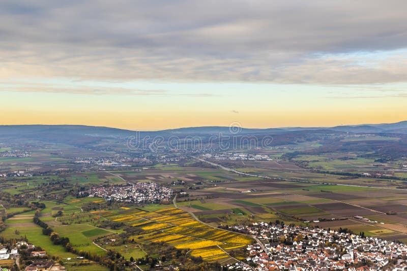 Landscape In The Taunus Mountains Stock Photo - Image of recreation ...