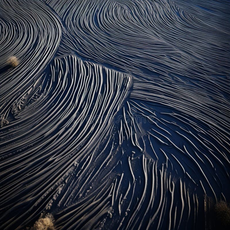 Aerial Rhythms: Tire Marks from Above Stock Photo - Image of thrive ...