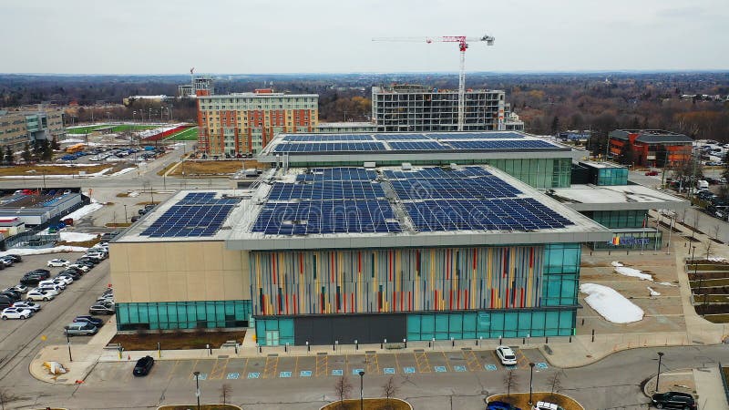 Aerial Scene of the Pan am Centre in Markham, Ontario, Canada Editorial ...