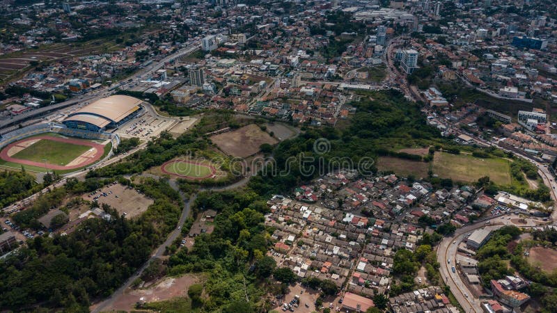 Aerial Shot of a Beautiful City during Daytime Stock Image - Image of ...