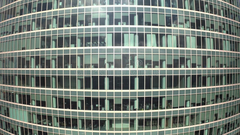 Aerial View of a Generic Office Skyscraper Stock Illustration ...