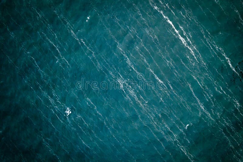 Aerial Shot of the Ocean with Strong Winds in Iceland Stock Image ...