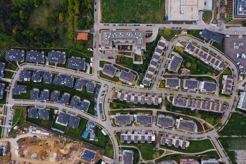 Aerial Shot of a Residential Complex at Daytime Editorial Photo - Image ...