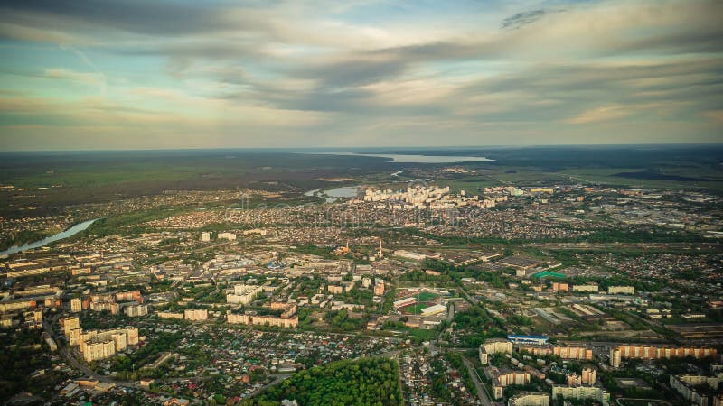 Aerial Survey of the City of Penza Stock Photo - Image of estate ...