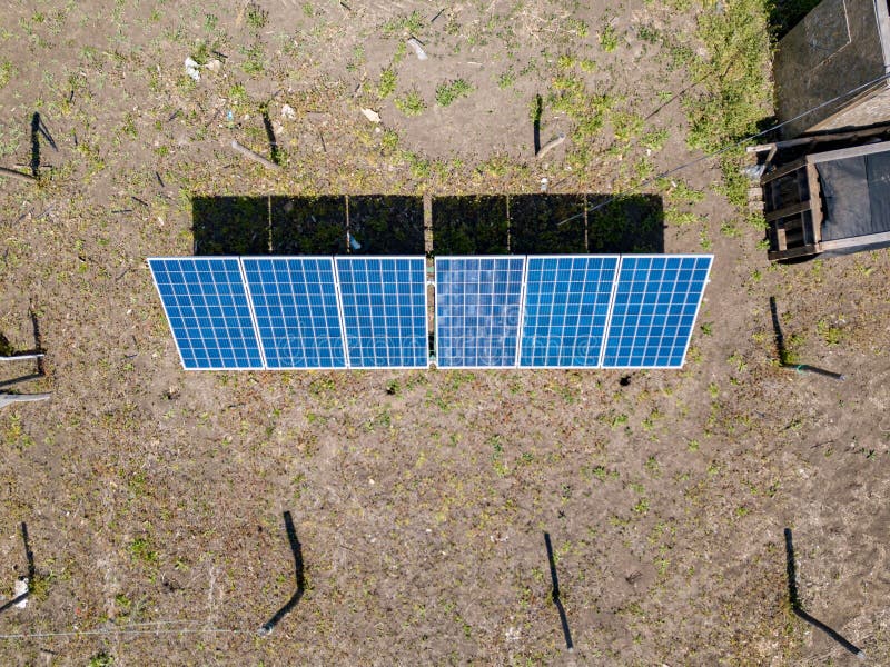Solar power panel stock photo. Image of future, aerial - 181364482