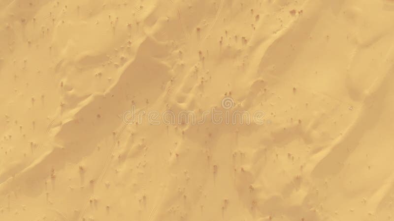 Aerial Top Down Shot of Sand Dunes with Car Tracks in the Desert, UAE ...