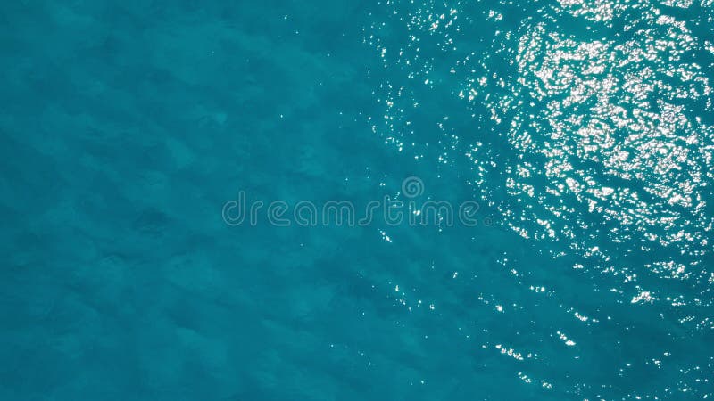 Aerial Top Down View of Sea Surface Water Stock Footage - Video of ...