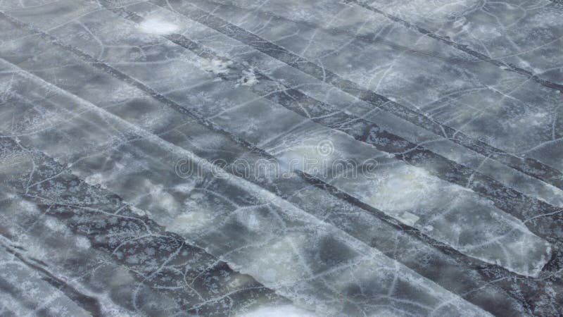 Top-down View To the Textures and Patterns of the Cracked Sea-ice ...