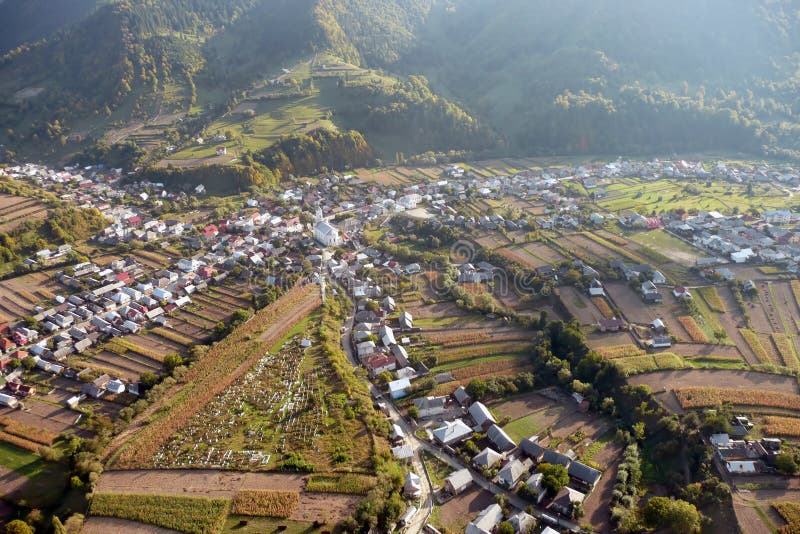 Aerial town stock image. Image of earth, grid, rivers - 11433561