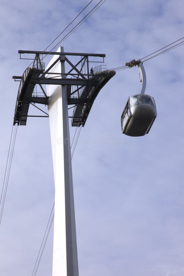Aerial Tram, Portland Oregon. Stock Photo - Image of vertical, health ...