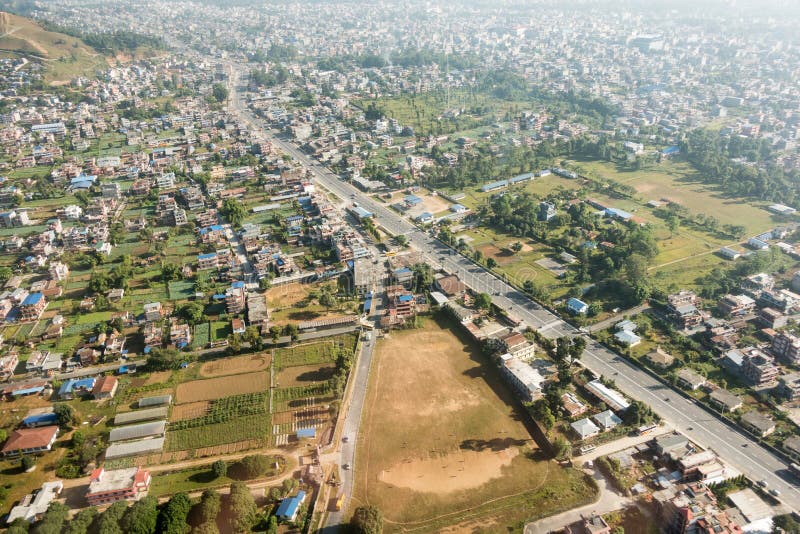 Aerial Urban Development in Third World Country Stock Image - Image of ...