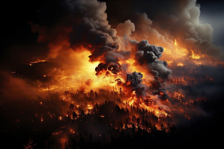 An Aerial Vantage Reveals the Raw Force of a Massive Forest Fire, an ...