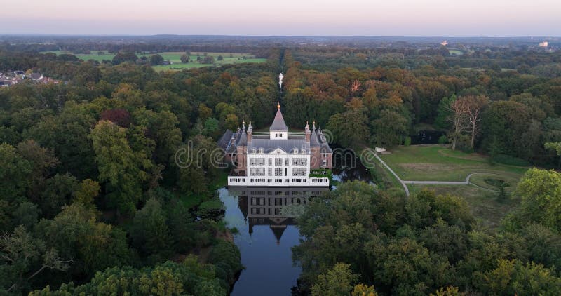 Aerial Video of Kasteel Renswoude, Castle Renswoude. the Netherlands ...