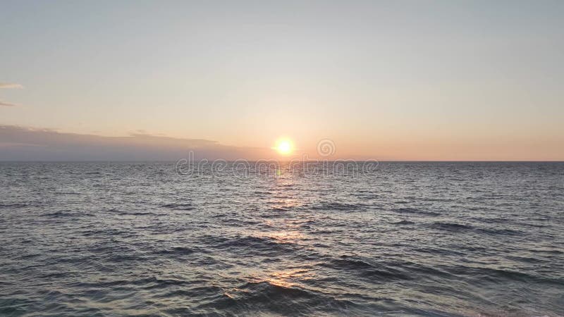 Aerial Video Mesmerizing Sunset with Dynamic Textures and Rays ...