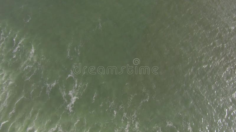 Aerial Video of Rock Pier in Pacific Ocean. Stock Video - Video of ...