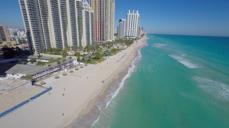 Sunny Isles Beach Florida. Atlantic Ocean Beach. Beautiful Seascape ...