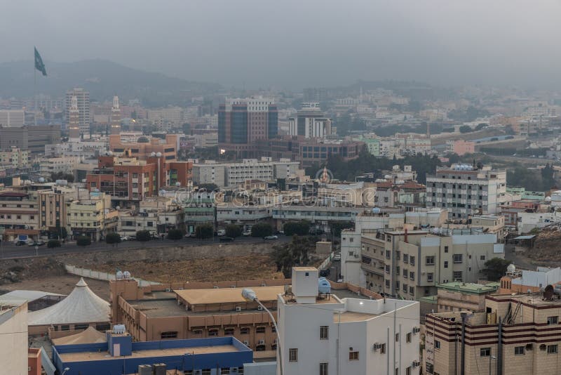 Aerial View of Abha, Saudi Arab Stock Image - Image of panoramic, view ...