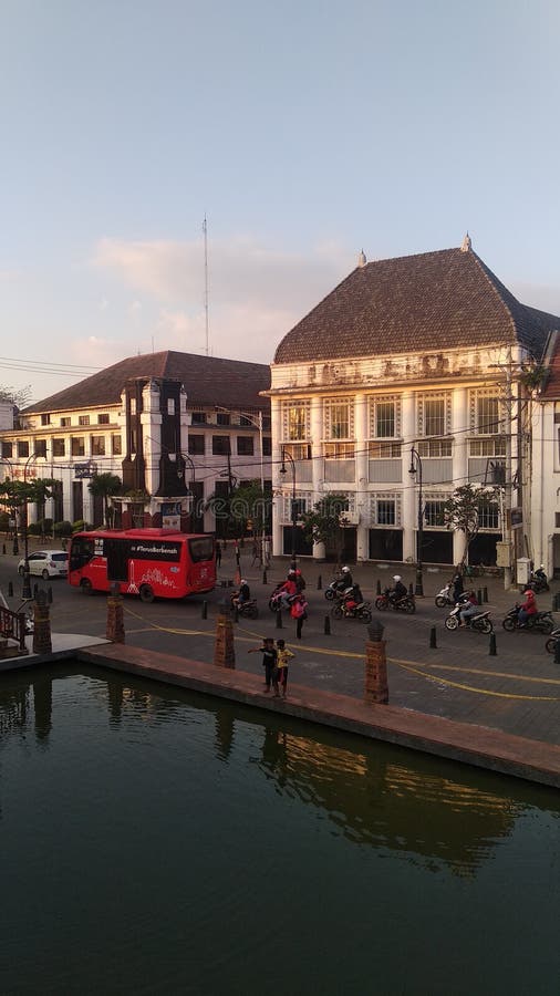 Aerial View Activity in Old City Semarang Editorial Image - Image of ...