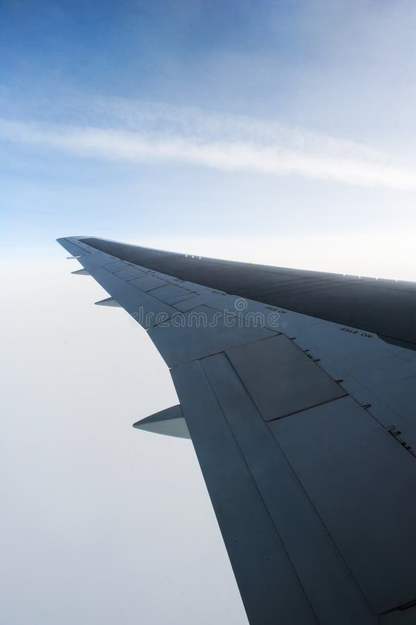 An Aerial View from an Airplane Stock Photo - Image of aviation ...