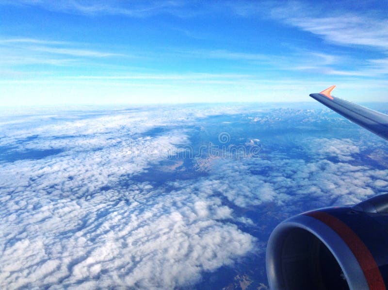 Aerial View from an Airplane Stock Image - Image of view, aerial: 61800963