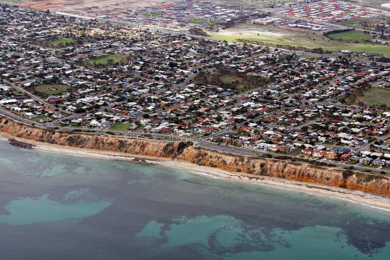 Aerial View of Aldinga Beach, Adelaide, Australia Stock Image - Image ...