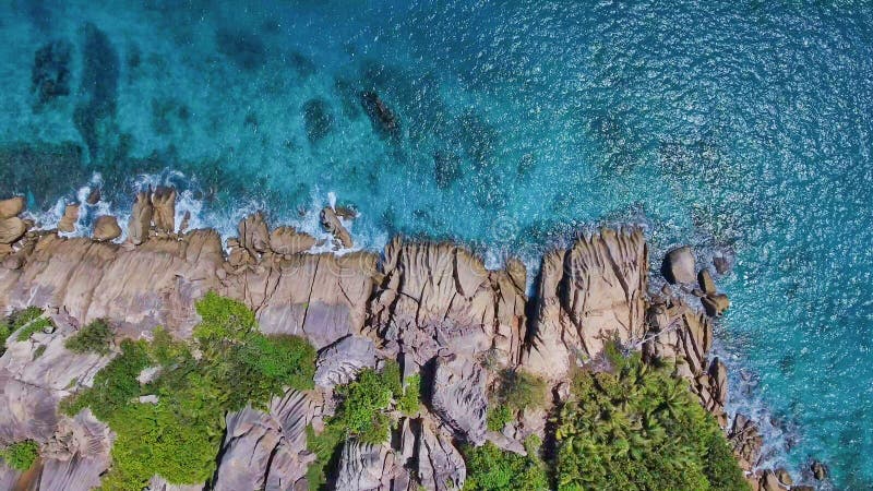 Aerial View of Amazing Tropical Beach Stock Image - Image of lifestyle ...