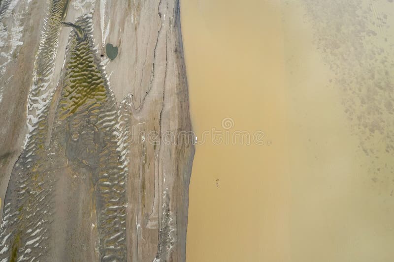 Aerial View of the Amazon River. Boat in the Middle Stock Photo - Image ...