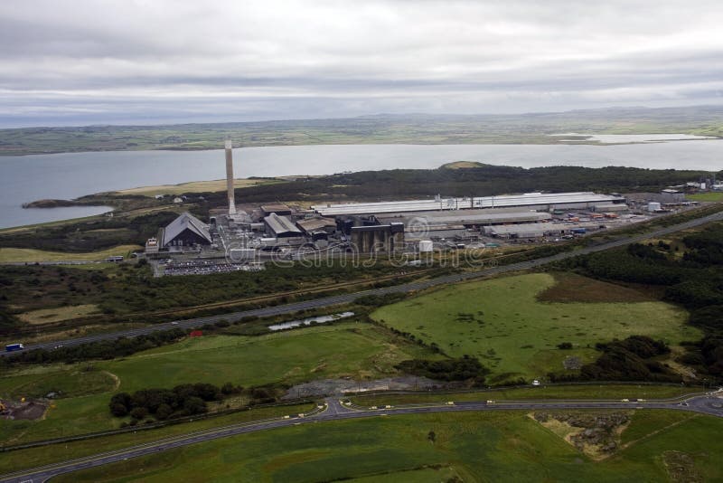 Aerial View of Anglesey stock photo. Image of isle, wales - 10646838