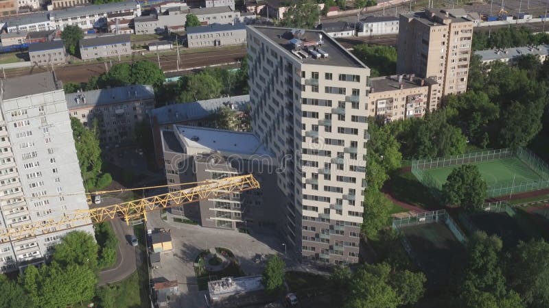 Aerial View of Apartment Building. Development Infrastructure City for ...
