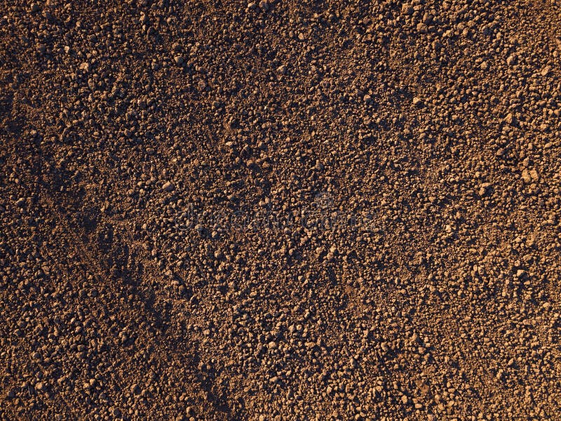 Aerial View of Arable Land Soil Ground Stock Image - Image of ...