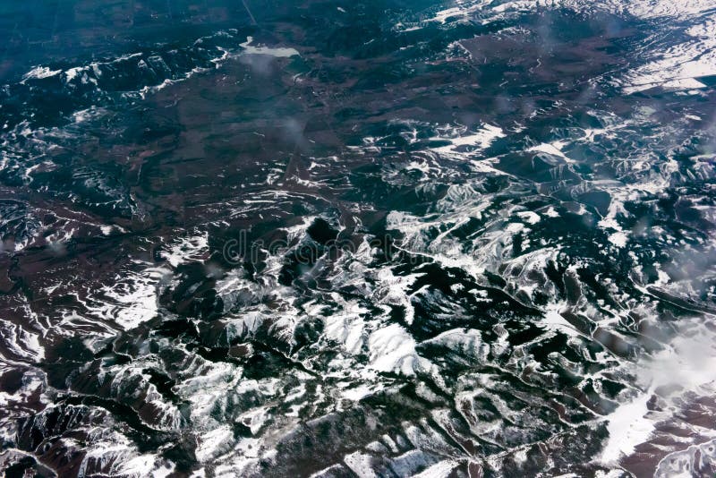 Aerial View of the Arctic Circle Stock Photo - Image of landscape ...