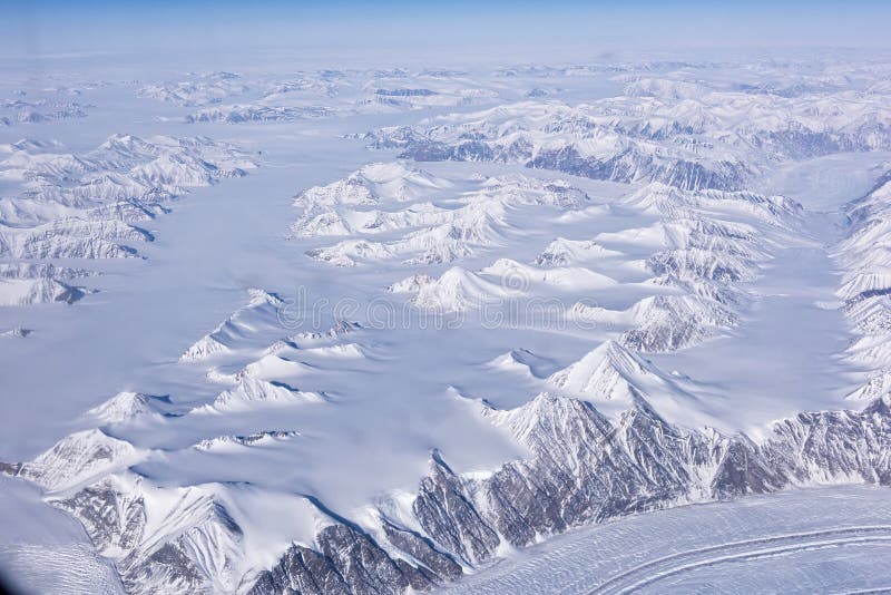 Aerial View of the Arctic Circle Stock Photo - Image of aerial, frozen ...