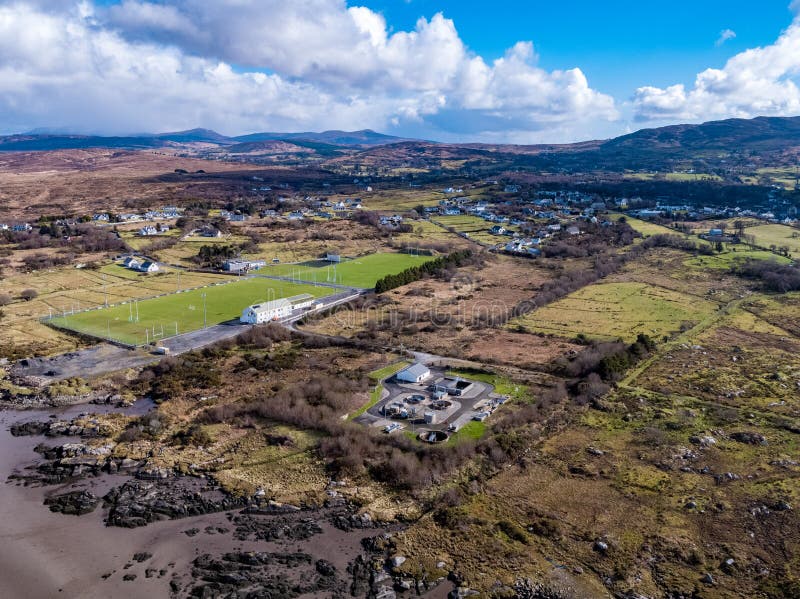 Aerial View of Ardara in County Donegal - Ireland Stock Photo - Image ...