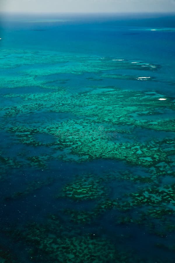 Aerial View of Arlington Reef Great Barrier Reef Stock Photo - Image of ...