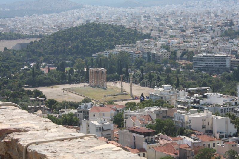 Aerial View of Athens, Greece Stock Image - Image of aerial, europe ...